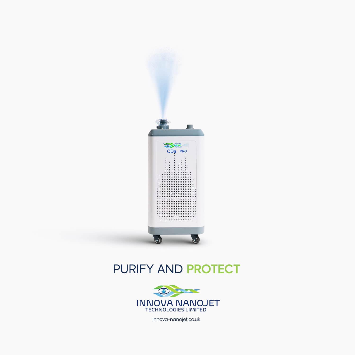 Filter-less air purifier - AirSancta CDa PRO - Innova Nanojet ...