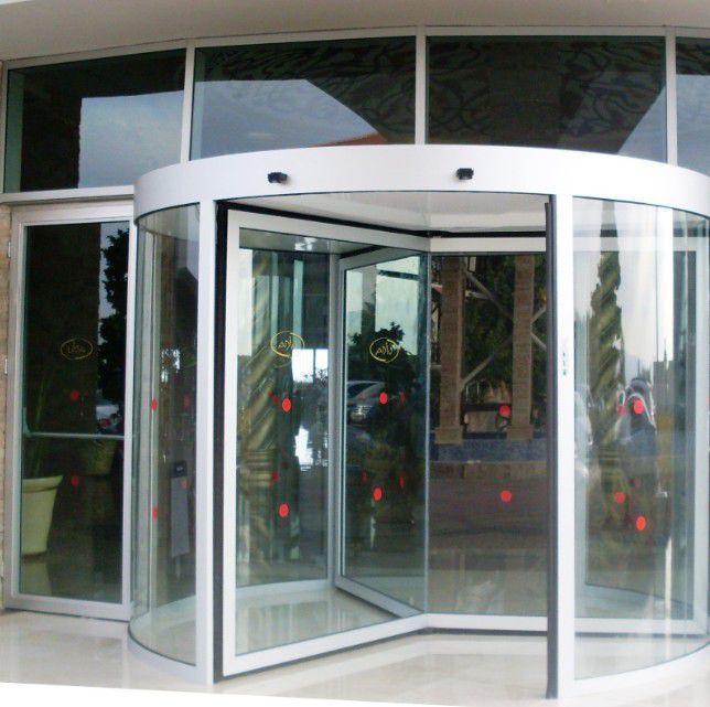 Revolving door - ICAT® - RSA Door Systems - entry / aluminum ...