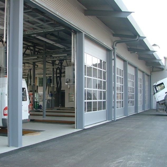 Sectional industrial door - ICAT® - RSA Door Systems - aluminum / steel ...