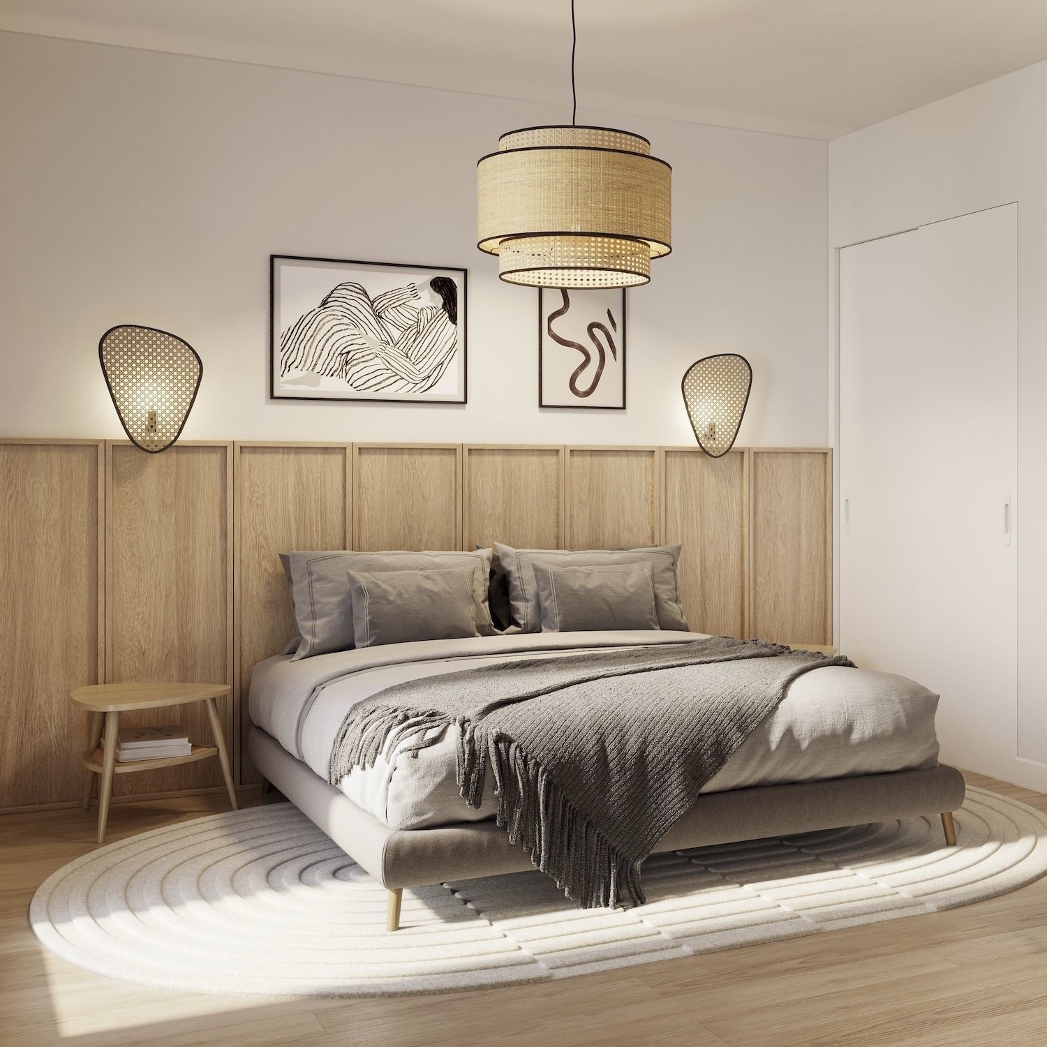 Double bed headboard - Studio Gazelles - for single beds / contemporary ...