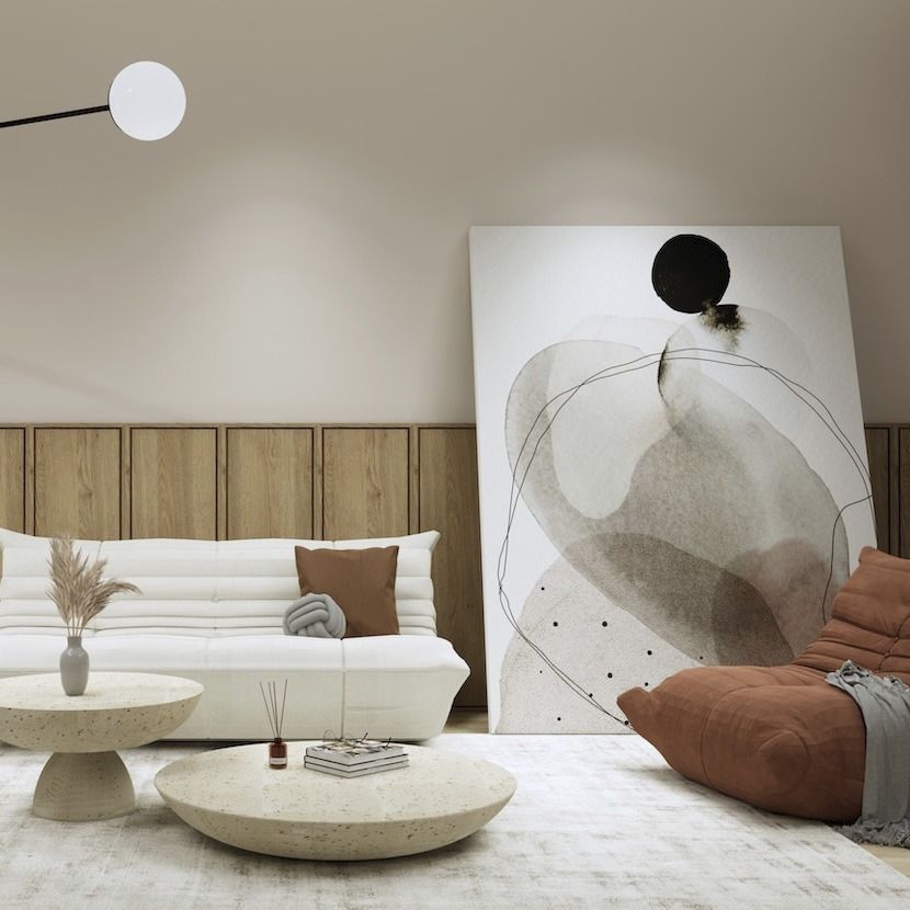 Interior wall-covering - Studio Gazelles - wooden / matte / natural finish