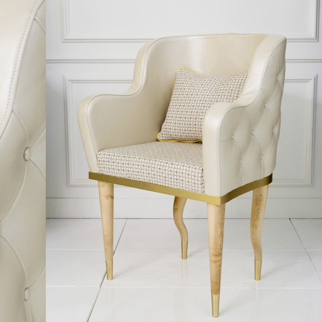 Contemporary chair - NATURE - BEBY ITALY SRL - indoor / leather / wood