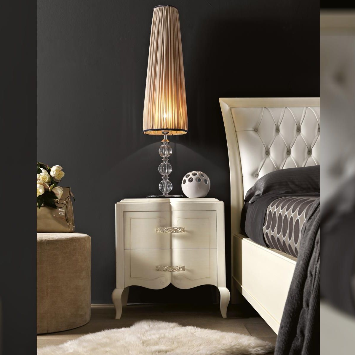 Traditional bedside table - Ali - benedetti MOBILI - wooden / wooden ...