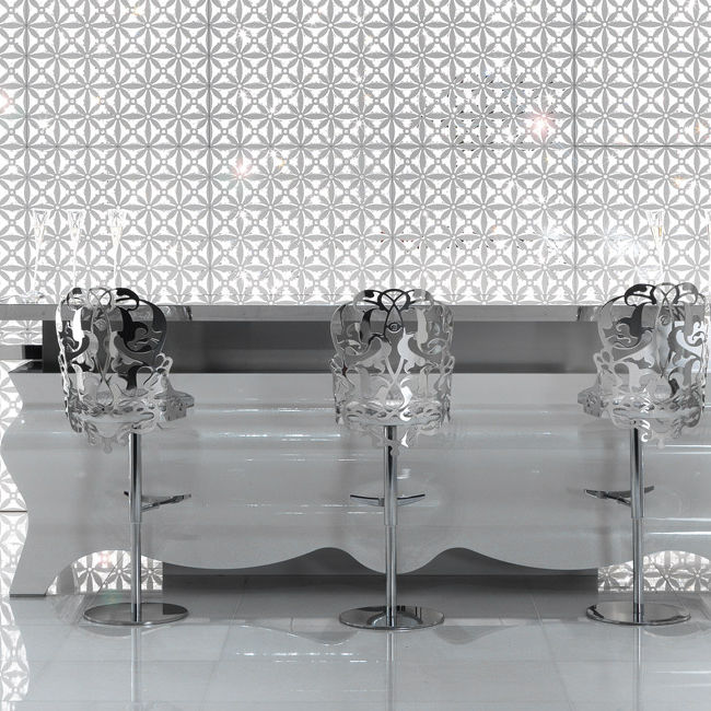 Bar counter - CHEERS HOUR - BRUMMEL - kitchen / glass / wooden