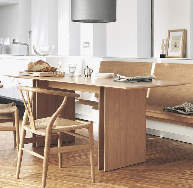 Contemporary table - c3 - Bulthaup - oak / walnut / cherrywood