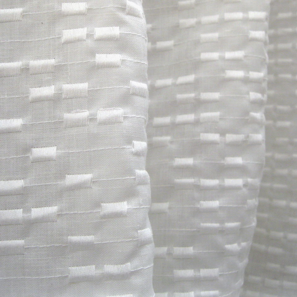 Patterned sheer curtain fabric - STRASS - C&C MILANO - linen ...
