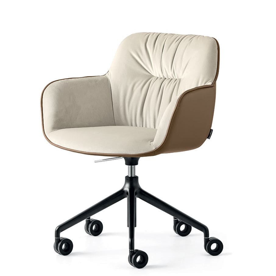 Contemporary office chair - cocoon - calligaris - indoor / fabric ...