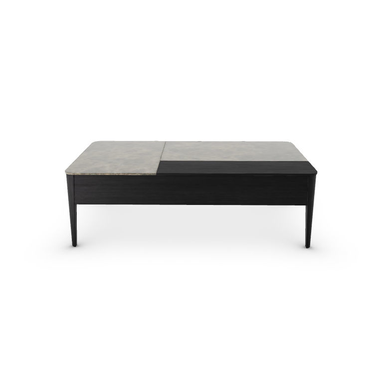 Contemporary coffee table - AROUND - calligaris - ceramic / wooden base ...