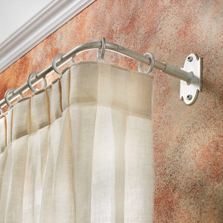 Iron curtain rod - ANITA - CASA VALENTINA - wall-mounted / window