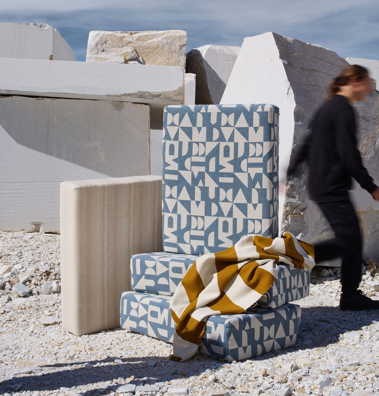 Upholstery fabric - ZOOM - DECORTEX - for curtain / geometric pattern ...