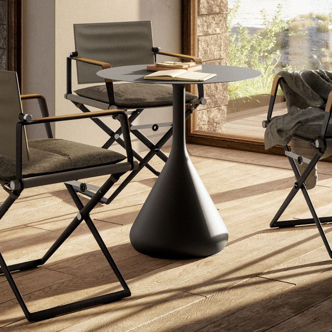 Contemporary dining table - SATELLITE - DEDON GmbH - HPL / aluminum ...