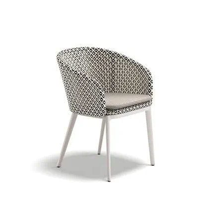 Contemporary dining chair - MBRACE ALU - DEDON GmbH - outdoor / fabric ...