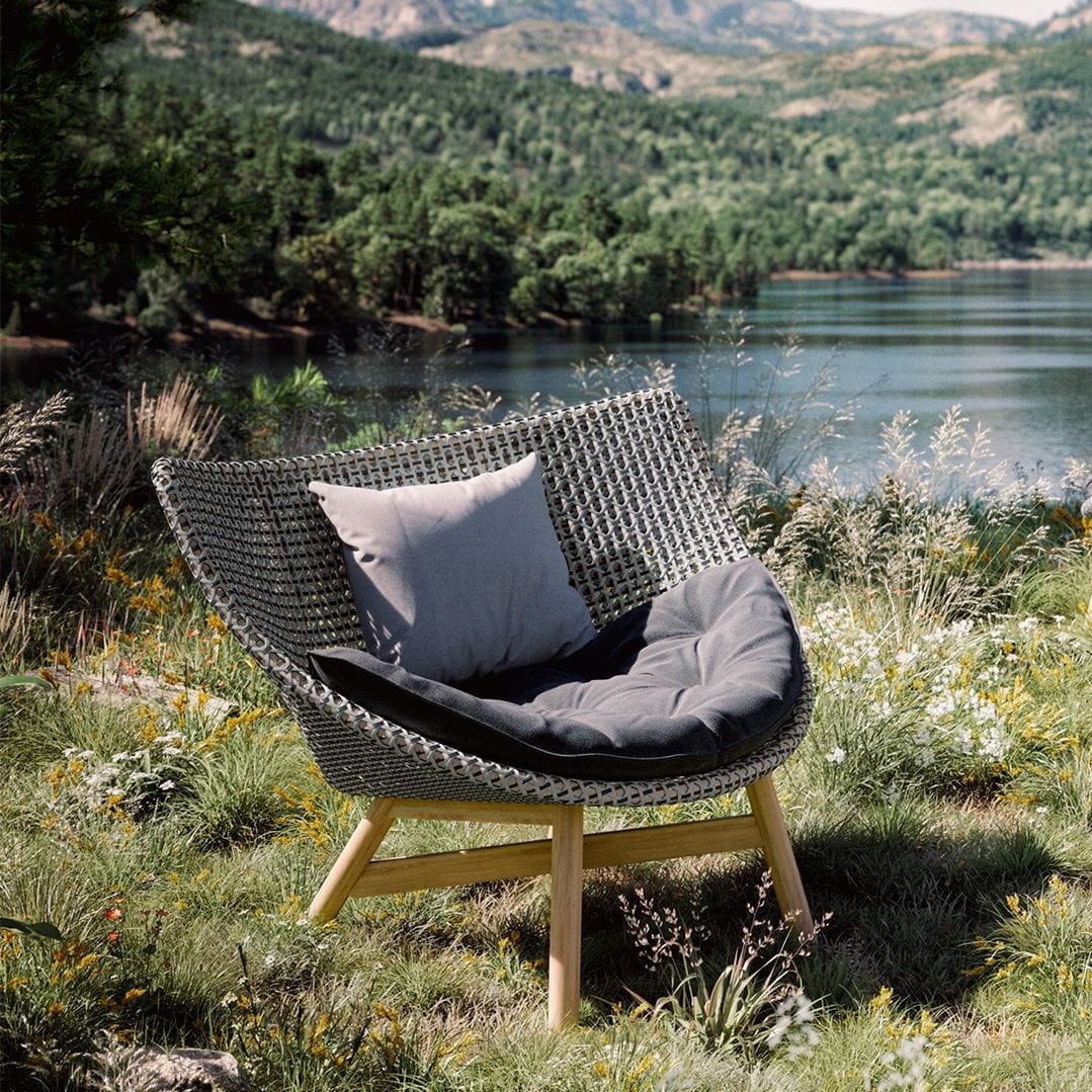 Contemporary armchair - MBRACE - DEDON GmbH - fabric / synthetic fiber ...