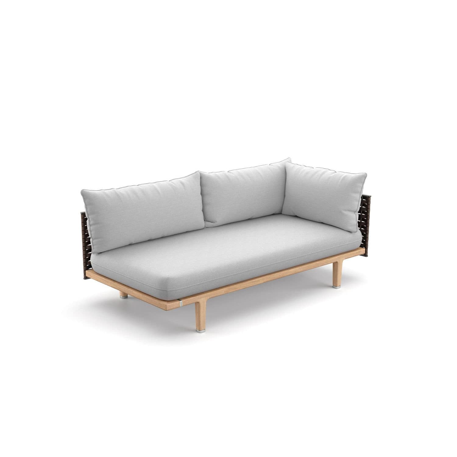 Modular sofa - SEALINE BDB - DEDON GmbH - outdoor / gray / white