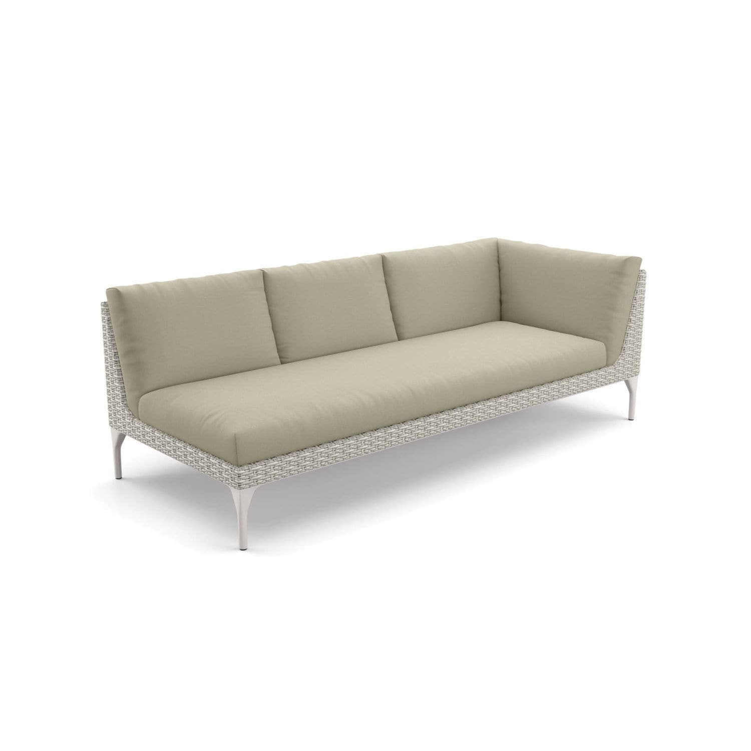 Modular sofa - MU - DEDON GmbH - contemporary / outdoor / fabric