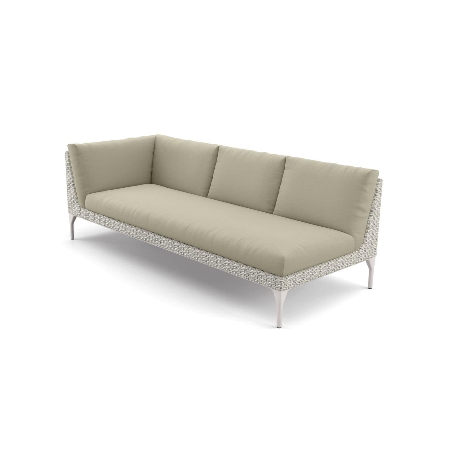 Modular sofa - MU - DEDON GmbH - contemporary / outdoor / fabric