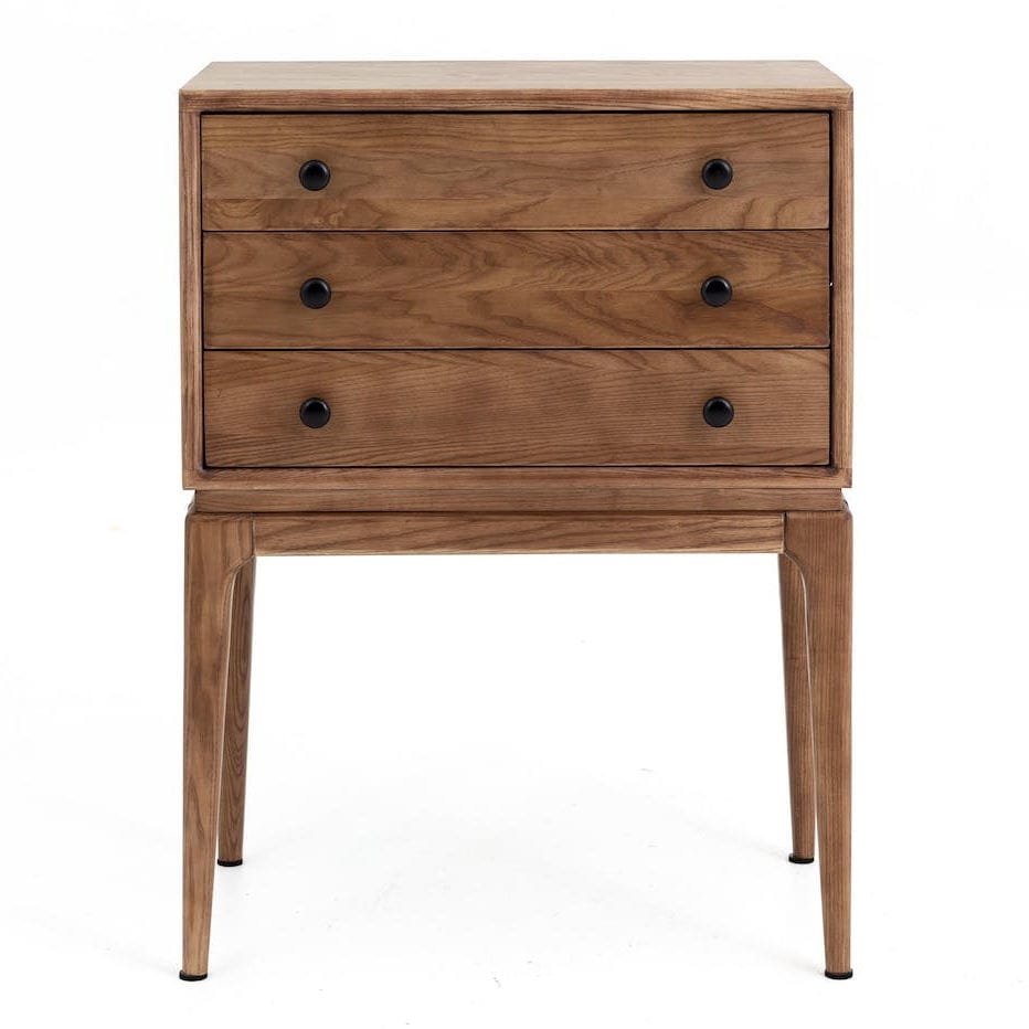 Chest of drawers with long legs - LUCA - FLAMANT - contemporary / ash ...