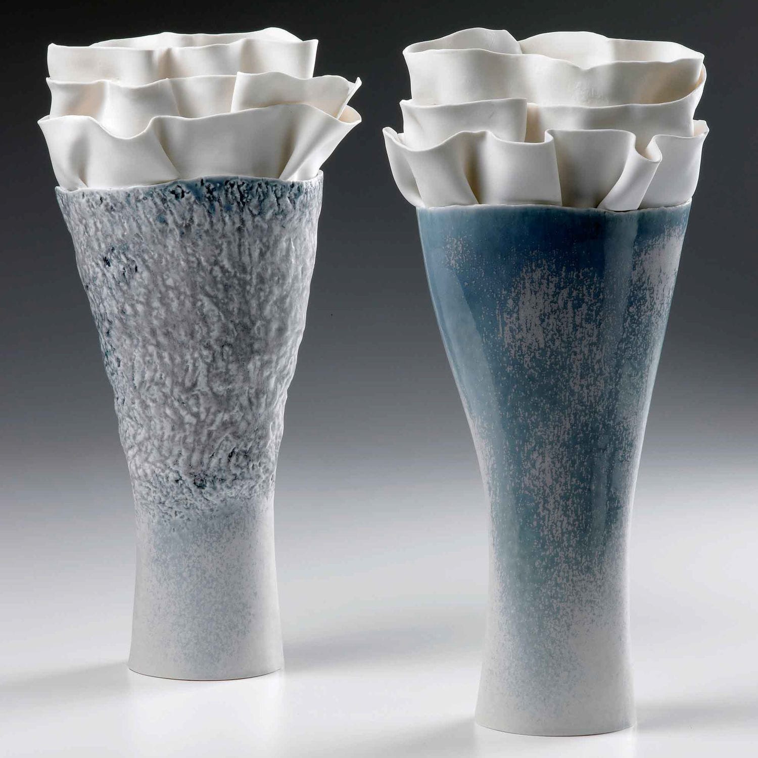Contemporary vase - AV AVL series - FOS CERAMICHE - porcelain / handmade