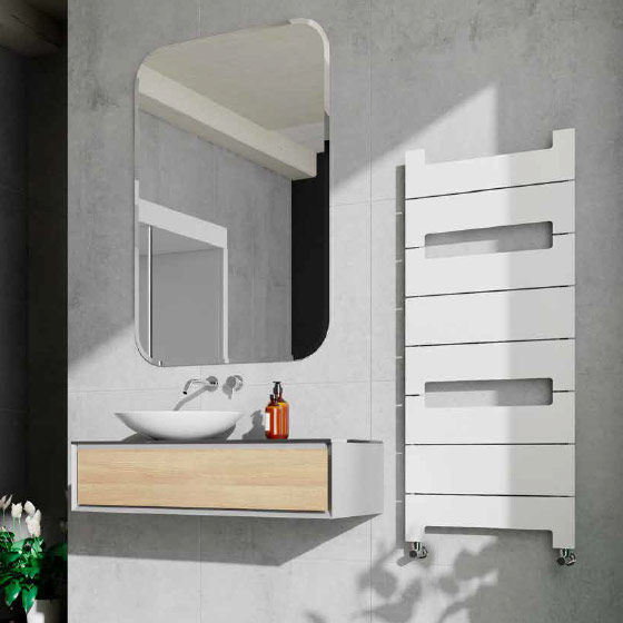 Hot water towel radiator - FORMAT BAGNO - AD hoc - electric / 0...500 w ...