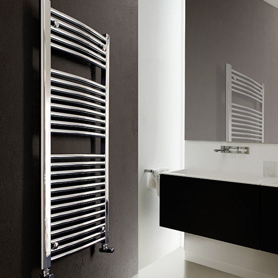 Hot water towel radiator - ROLL - AD hoc - electric / 0...500 w / 501 w ...