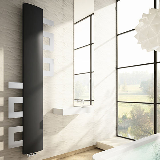 Hot water towel radiator - CIABÒ - AD hoc - electric / 0...500 w / 751 ...