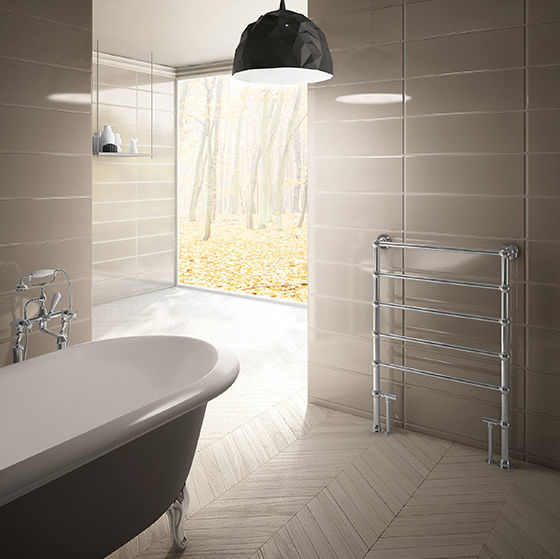 Hot water towel radiator - EMPIRE - AD hoc - electric / 0...500 w ...