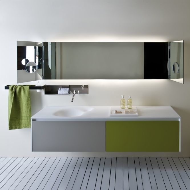 Wall-mounted mirror - NARCISO - AGAPE - contemporary / rectangular / stainless steel