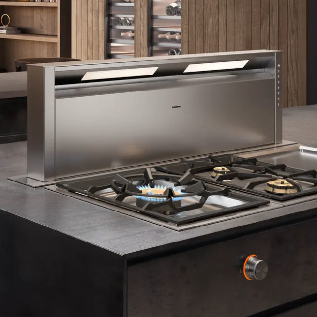 Downdraft extractor - AL400122 - GAGGENAU - built-in / ducted / telescopic