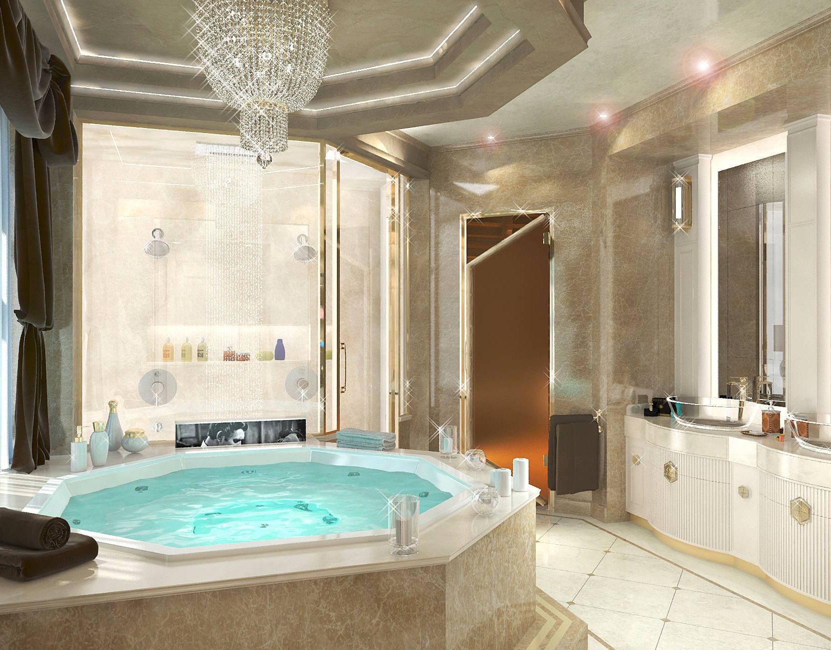 Contemporary bathroom - Il Bagno - Santo Passaia Furniture - wooden / stone