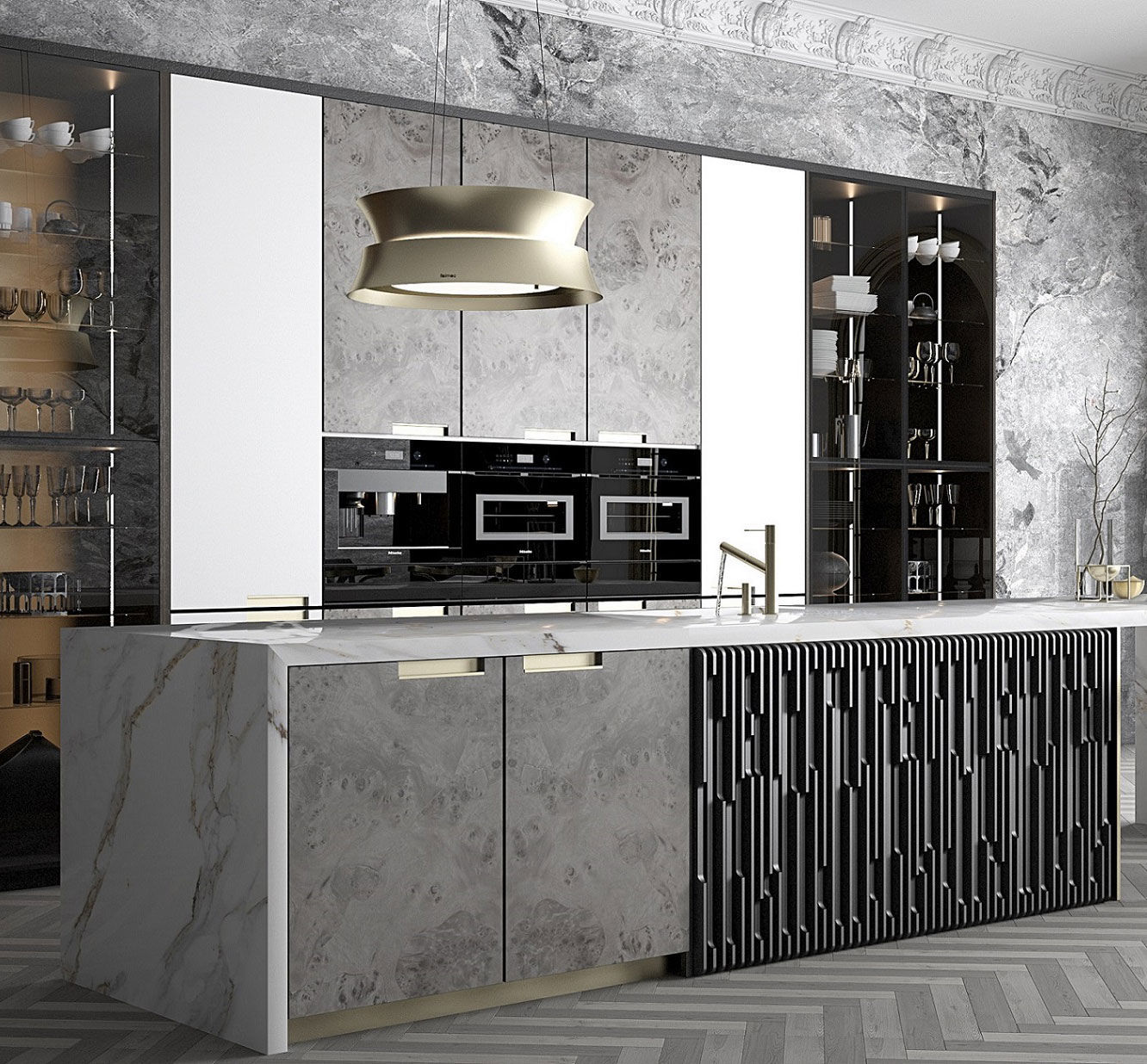 Contemporary kitchen - Parigi - Santo Passaia Furniture - wooden ...