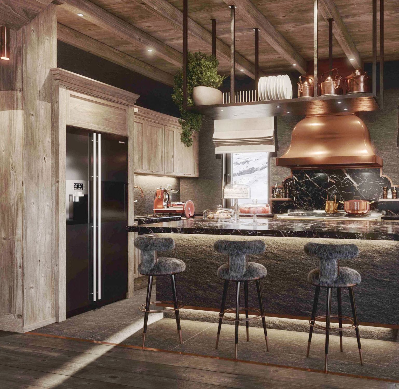 Traditional kitchen - Cortina - Santo Passaia Furniture - wooden ...