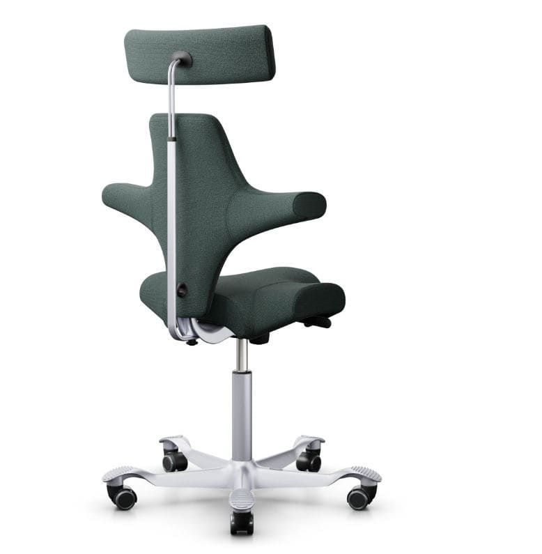 Fabric task chair - CAPISCO 8107 - HÅG - metal / on casters / upholstered