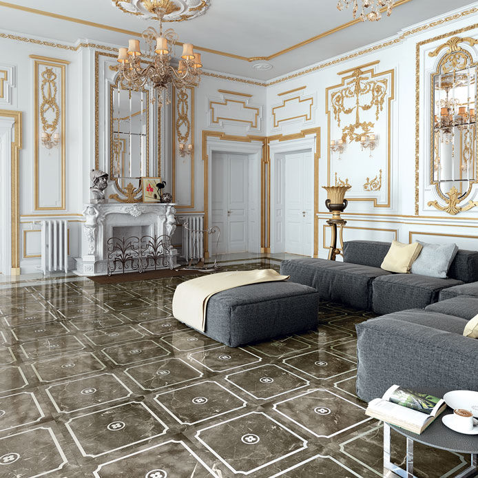 Porcelain stoneware tile - BON BON - I CONCI - indoor / floor / 60x60 cm