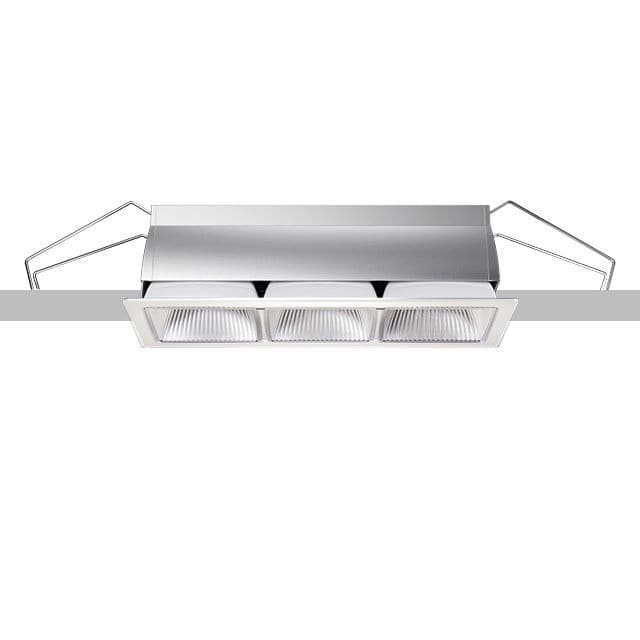 Recessed downlight - CRYSTAL - iGuzzini - LED / rectangular / IP20