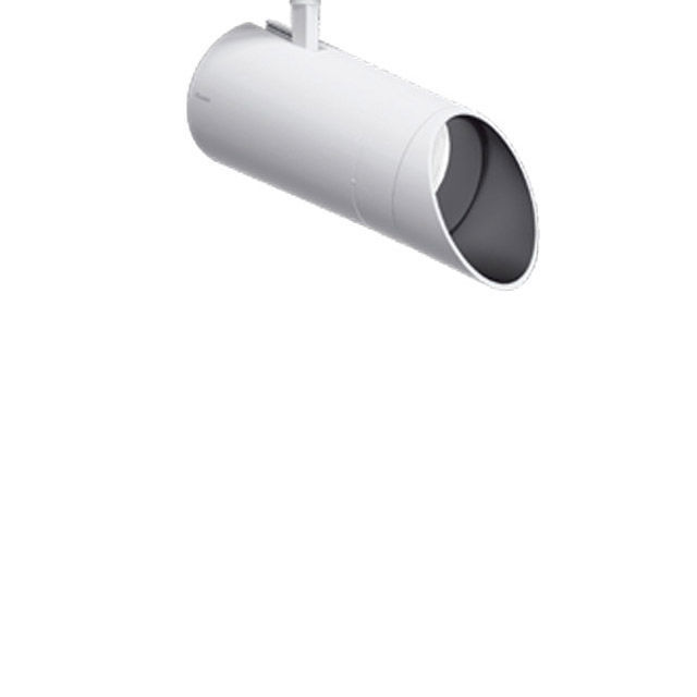 Wall washer track light - PALCO - iGuzzini - LED / cylindrical / aluminum