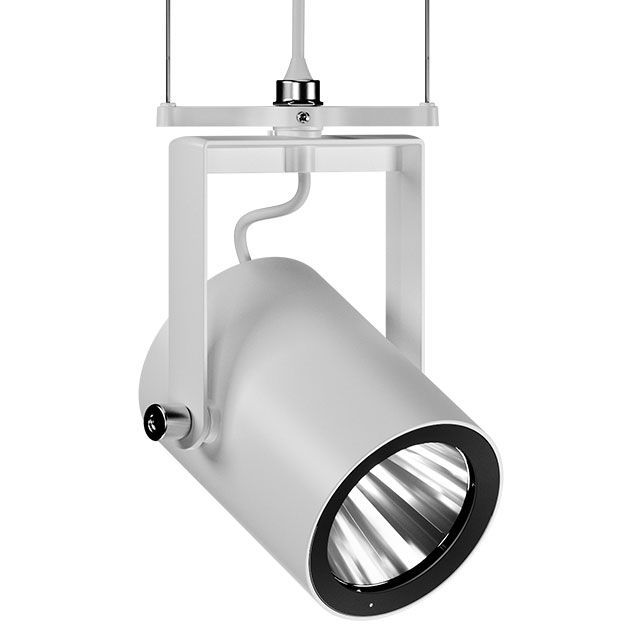 Pendant spotlight - TECNICA EVO - iGuzzini - LED / round / IP20