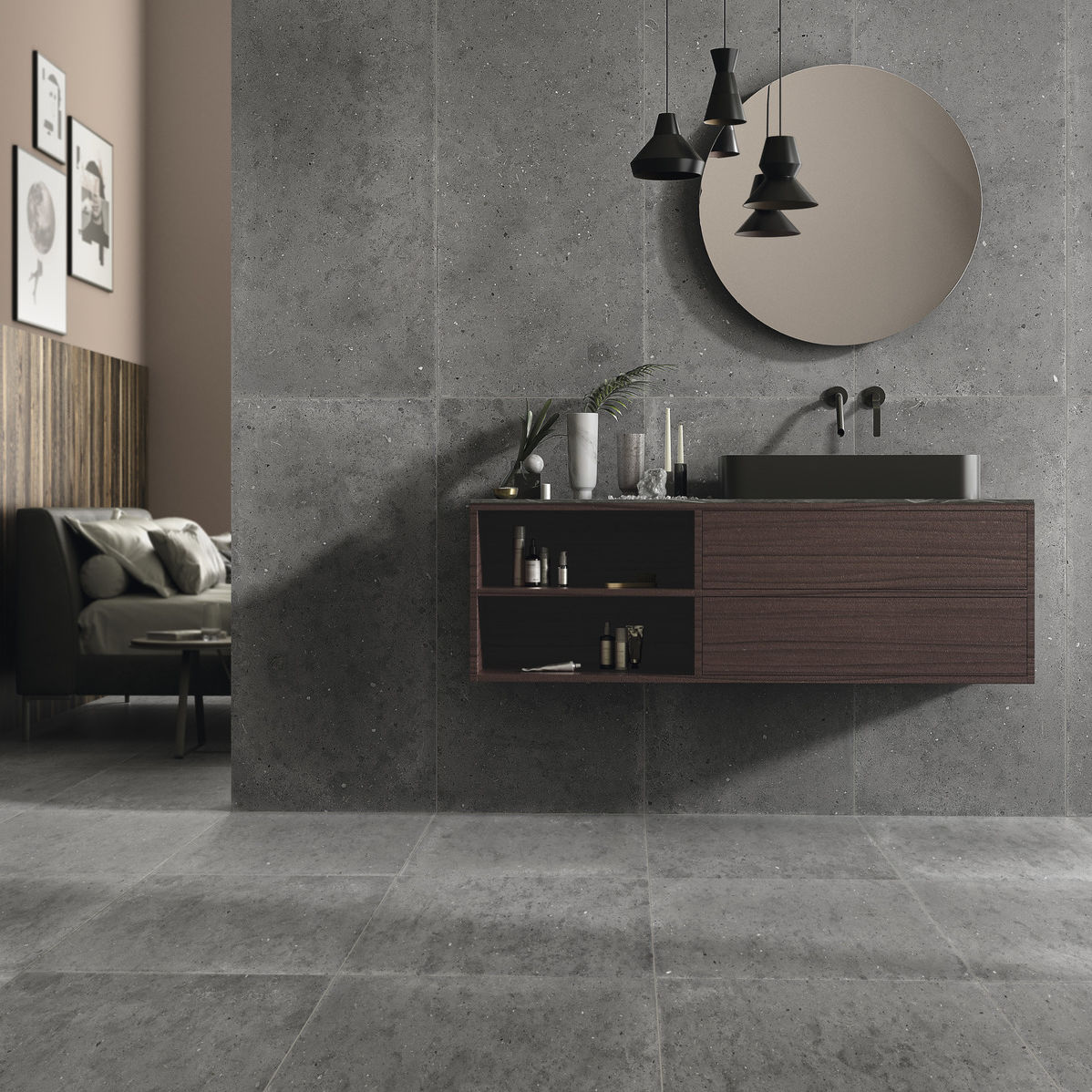 Indoor tile - WHOLE - IRIS CERAMICA - outdoor / bathroom / living room