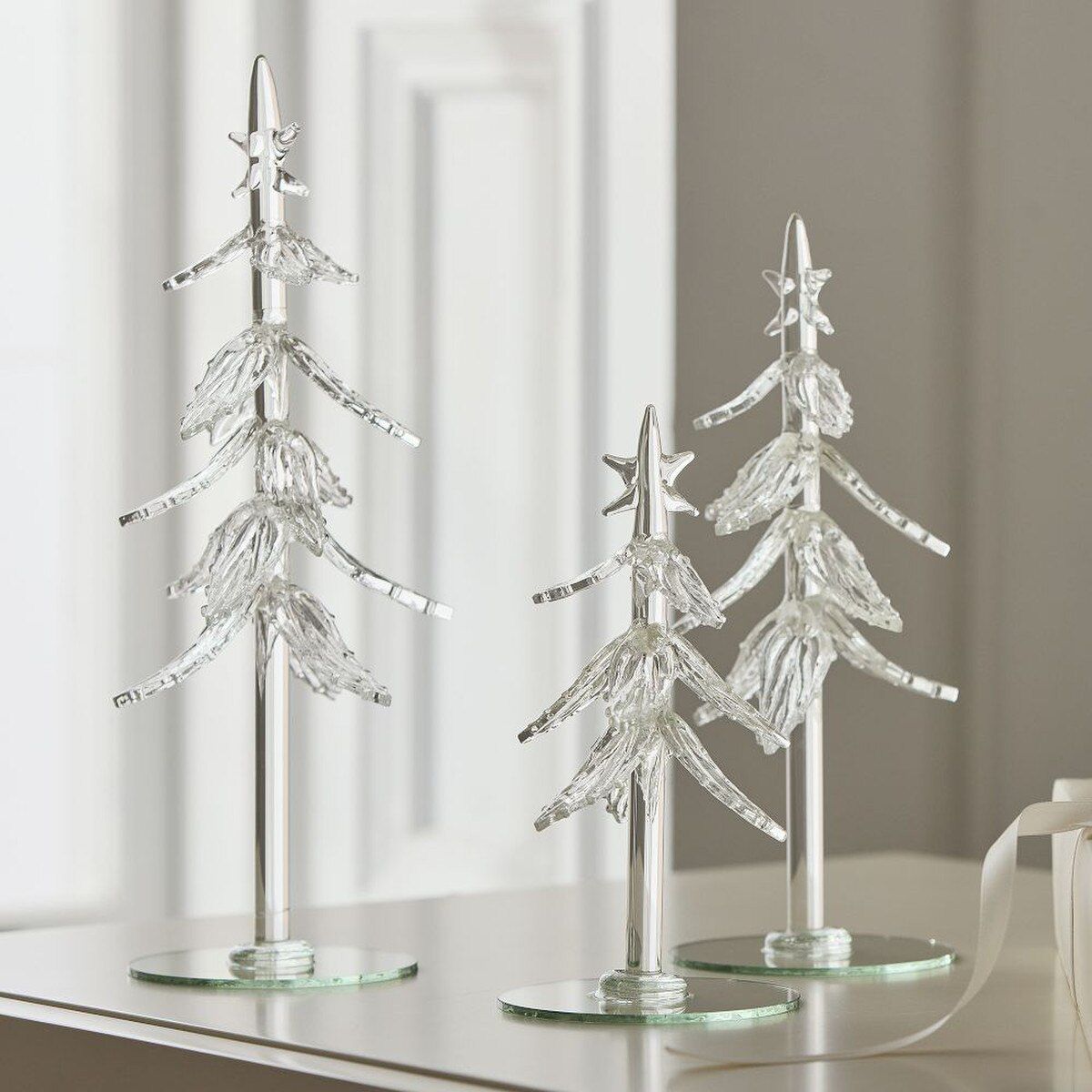 Glass sculpture - Delicate Tabletop Trees - West Elm - handmade / free ...