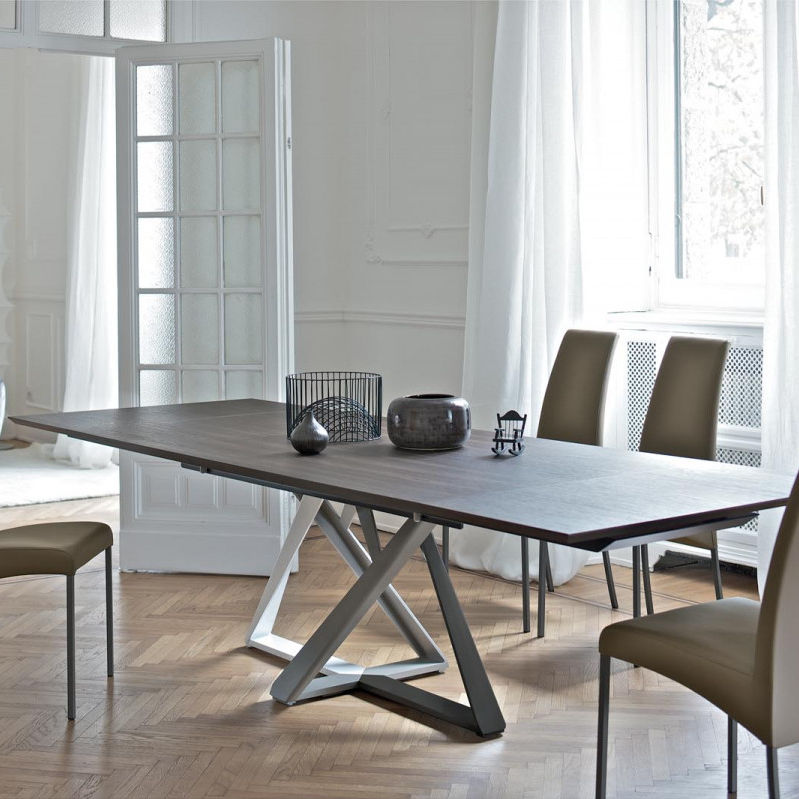 Contemporary table - MILLENNIUM - BONTEMPI CASA - solid wood / wood ...