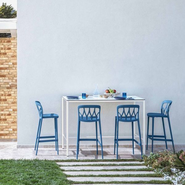 Lacquered metal dining table - MOON ALTO - BONTEMPI CASA - crystal ...