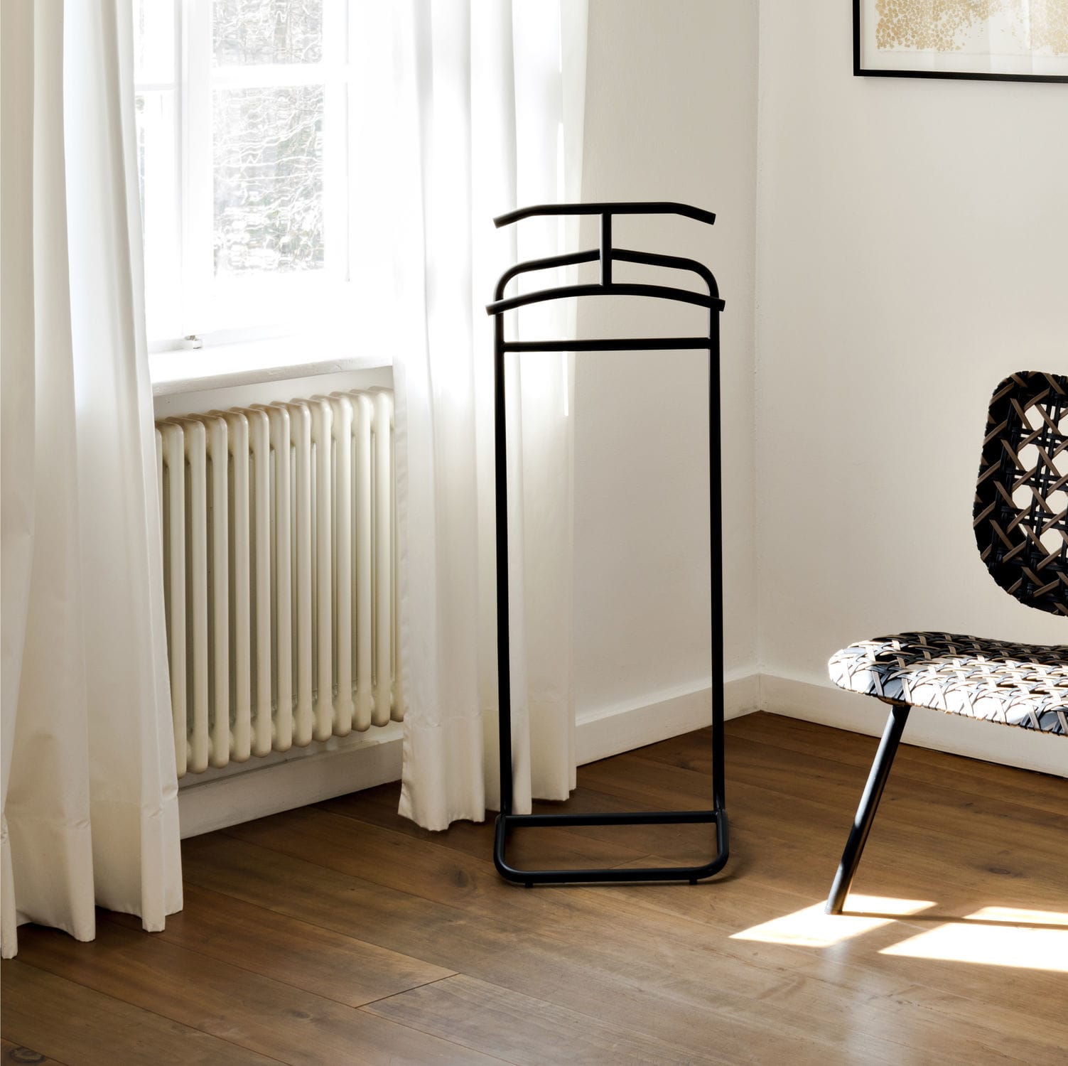Floor-mounted valet stand - MANDU - CLASSICON - painted steel ...