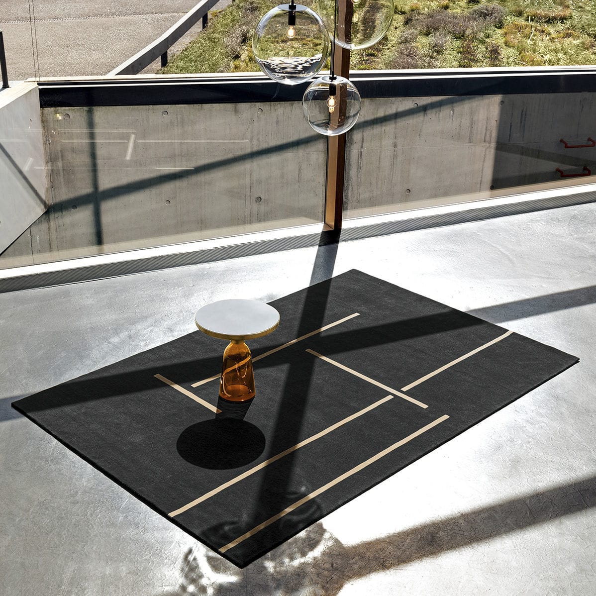 Contemporary rug - MONOLITH - CLASSICON - patterned / wool / rectangular