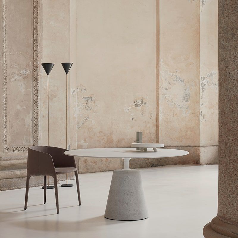 Contemporary chair - ACHILLE - MDF Italia - fabric / leather / for school