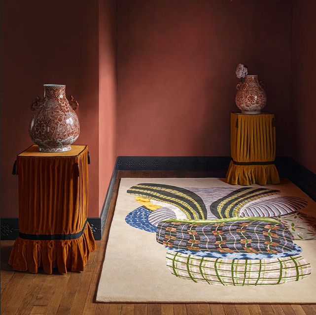 Traditional rug - HITOE - PIERRE FREY tissus - tufted / natural fiber ...