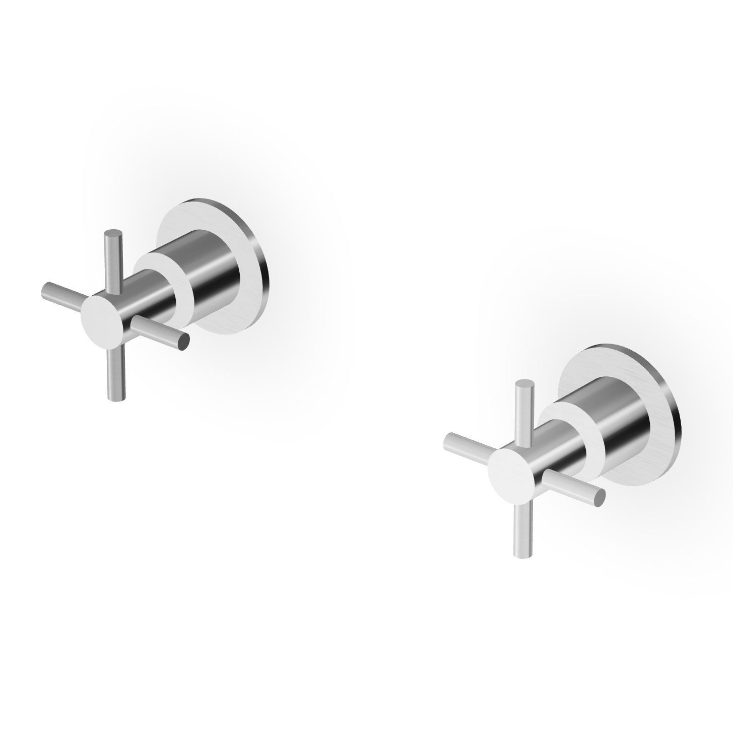 Double-handle shower mixer tap - ZHM738 series - ZUCCHETTI - wall ...