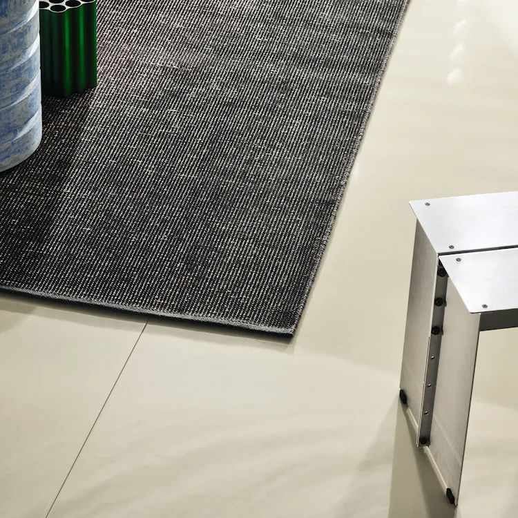 Contemporary rug - KANON - KVADRAT - plain / cotton / New Zealand wool