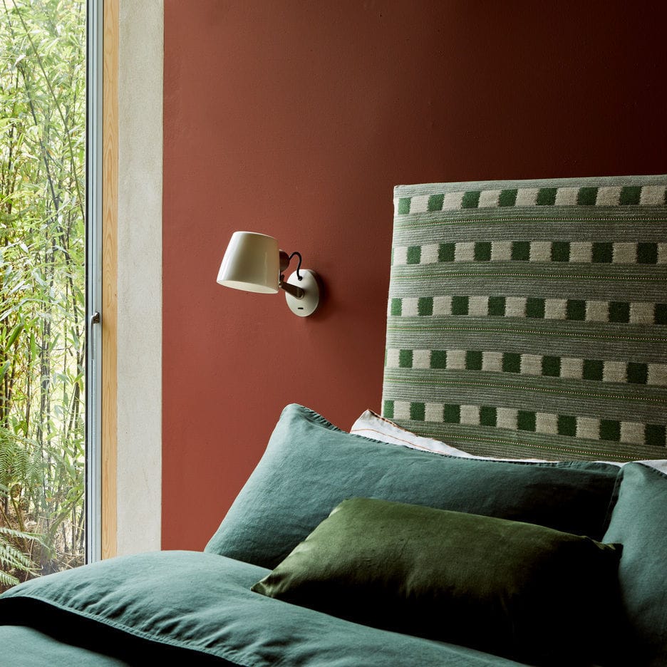 Contemporary wall light - IMARI - astro - indoor / porcelain / conical