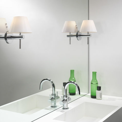 Contemporary wall light - ROMA 0343 - astro - indoor / metal / glass