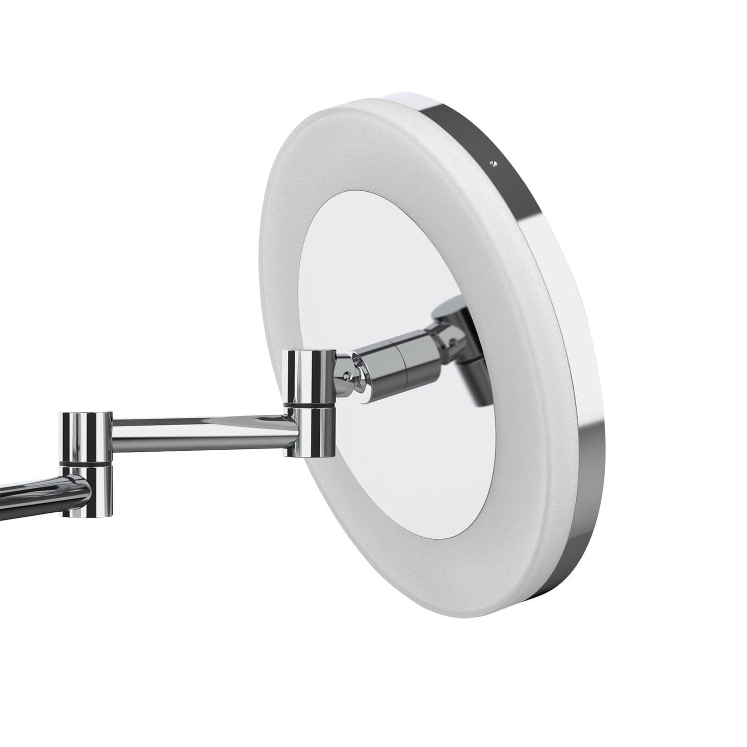 Wall-mounted bathroom mirror - ME - Aliseo - contemporary / round / acrylic