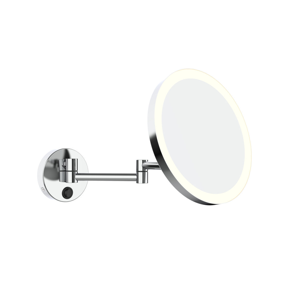Wall-mounted bathroom mirror - MY - Aliseo - contemporary / round / metal